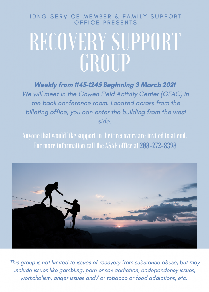 Recovery Support Group | Military Division