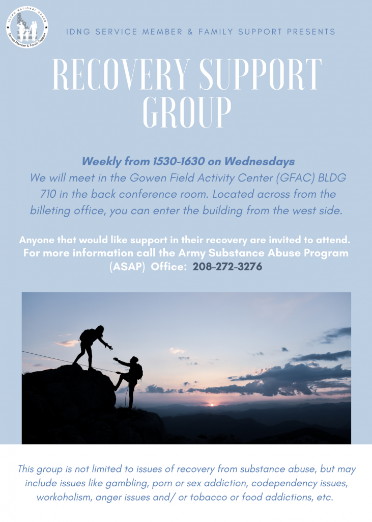 Recovery Support Group | Military Division