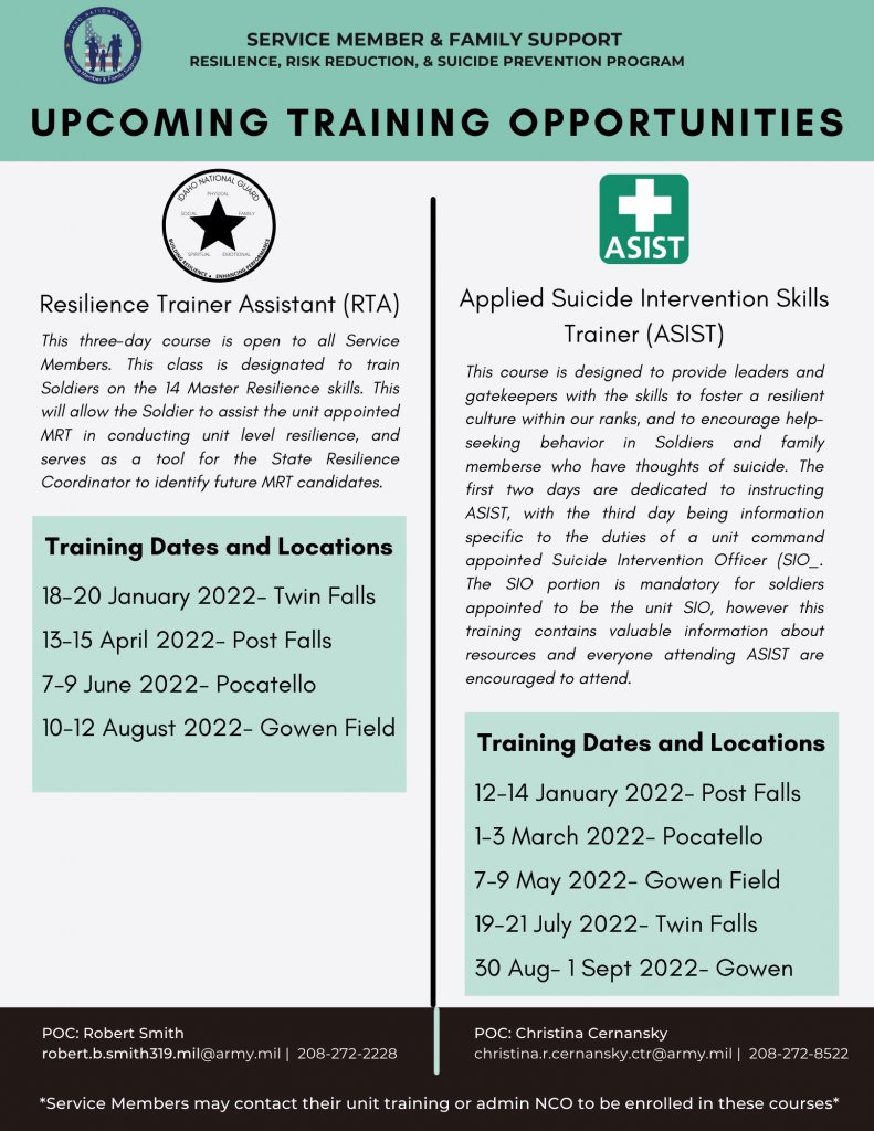 ASIST Training- Gowen (Applied Suicide Intervention Skills Training ...