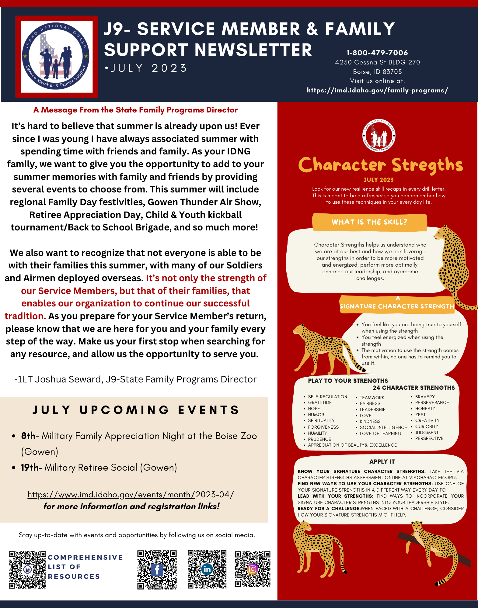 Service Member & Family Support - Military Division