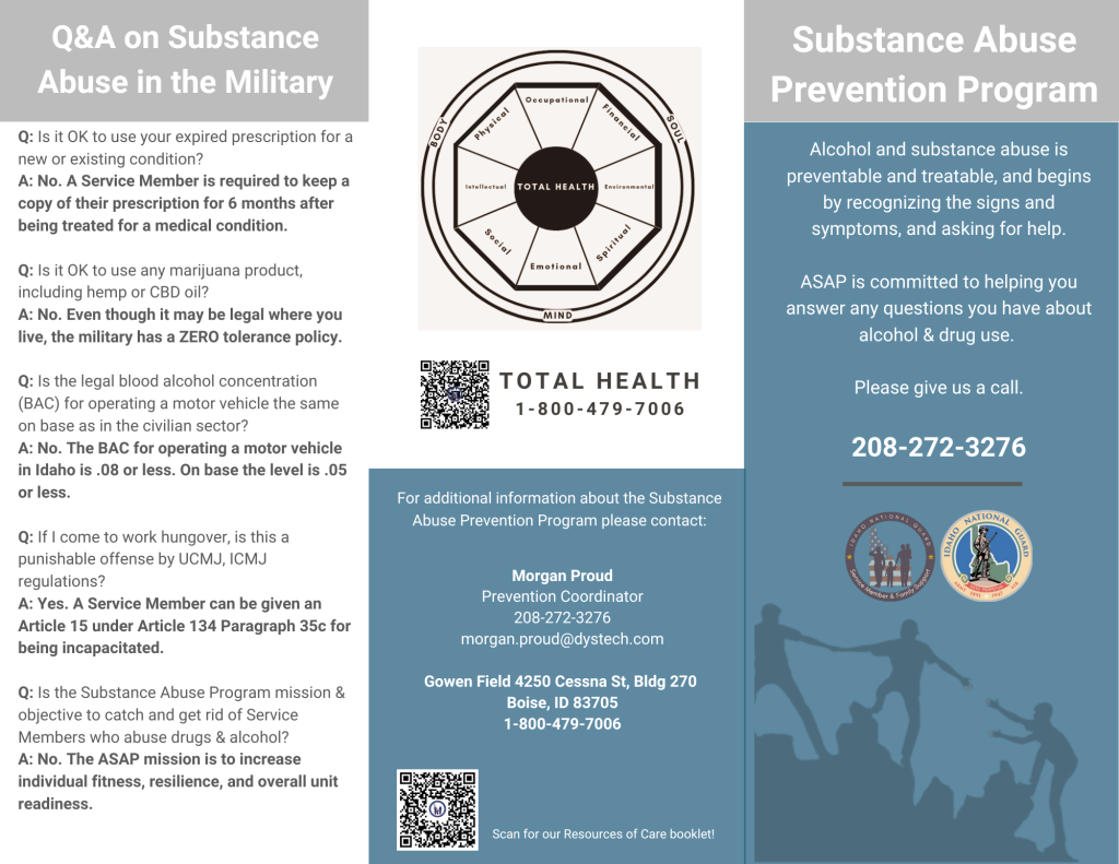 Substance Abuse Prevention - Military Division