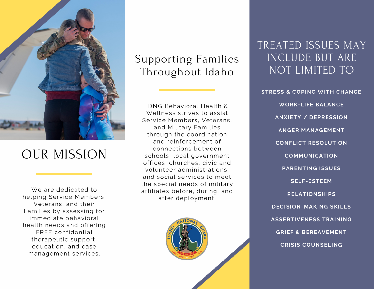 Behavioral Health and Wellness Program - Military Division