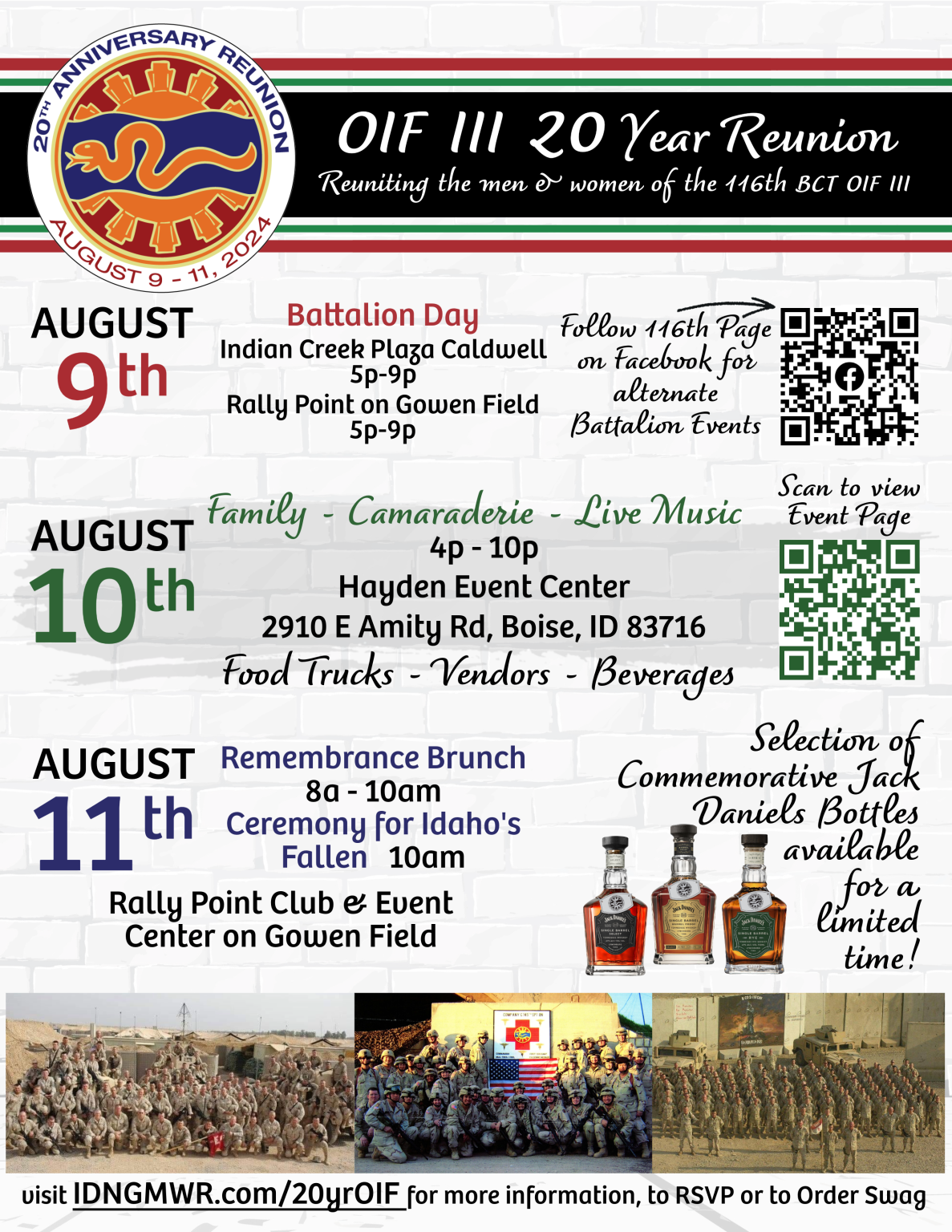 OIF III 20 Year Reunion | Military Division