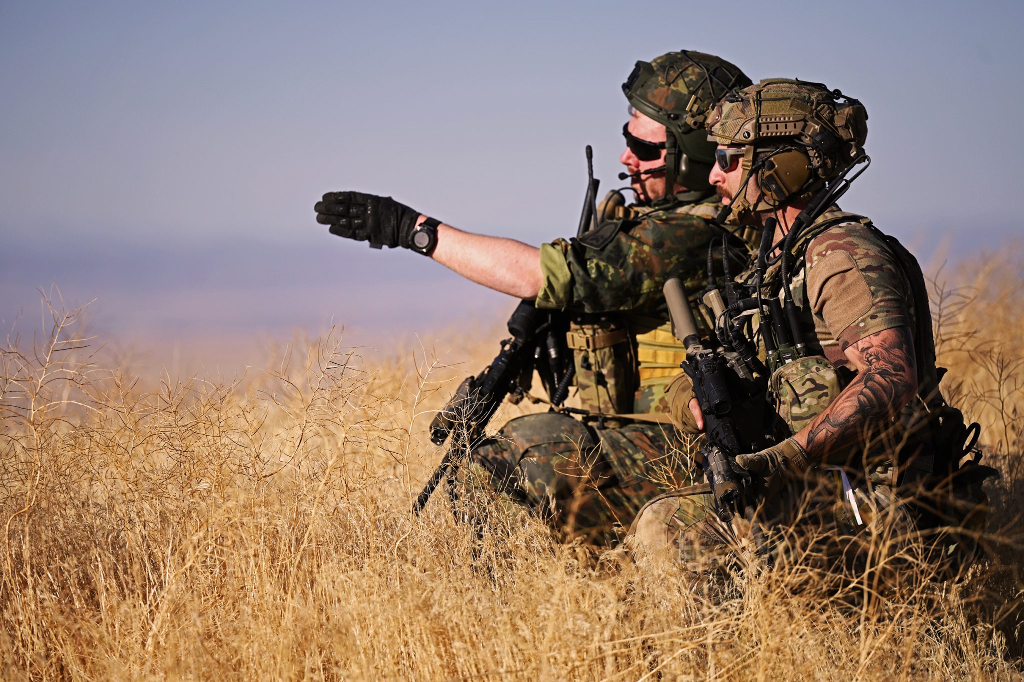 German Soldiers Integrate with Idaho National Guardsmen for Field ...