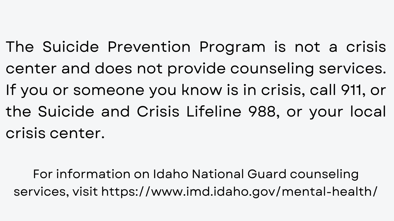 Risk Reduction Program - Military Division