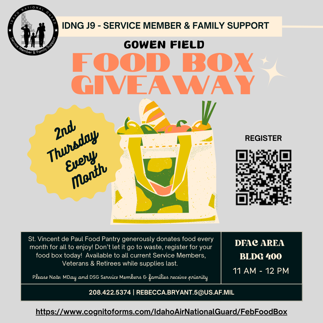 February Food Box Giveaway | Military Division