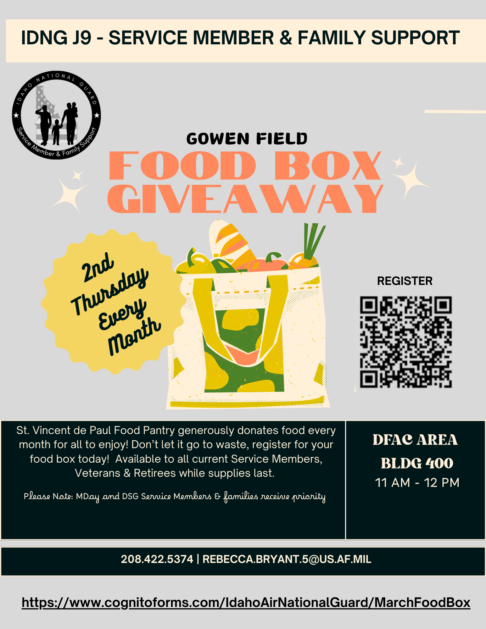 March Food Box Giveaway | Military Division