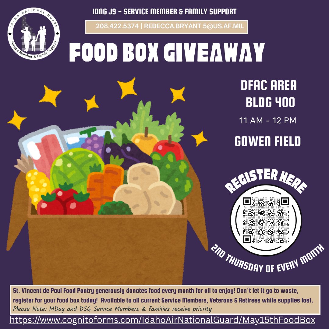 Food Box Giveaway | Military Division